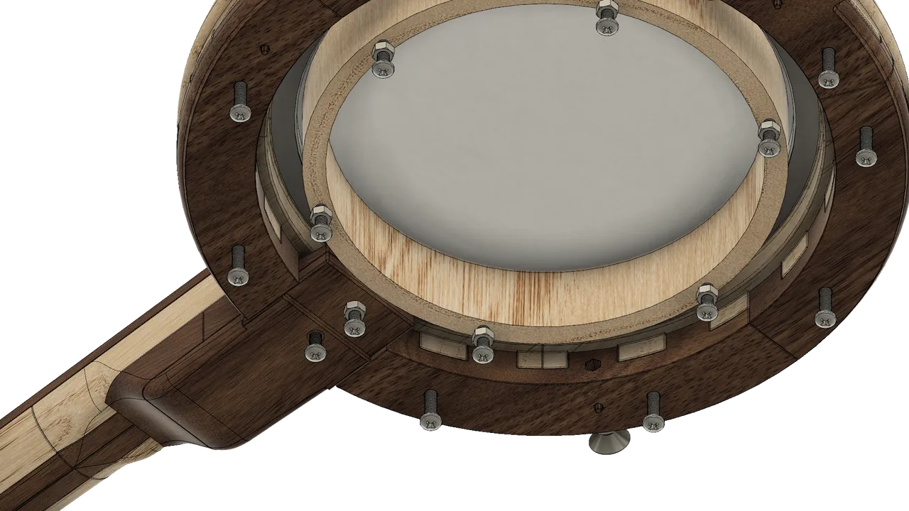 3DP BANJO: 5-string 3D-printable Mountain Banjo (v2.2) by MyHotPL8 ...