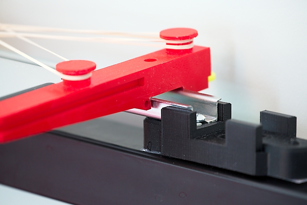 Din rail mount for iPad to watch while laying in bed by ...