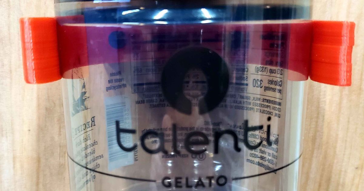 Talenti container mount by Vandelayandco | Download free STL model ...