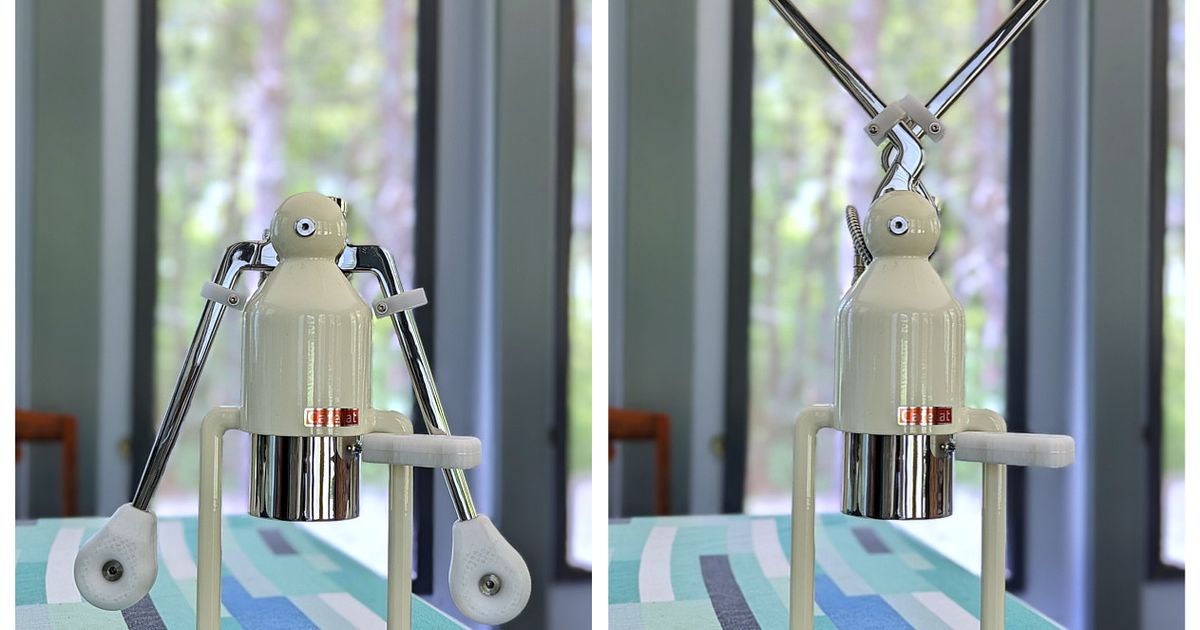 Cafelat Robot Magnetic Arm Latch by Larry | Download free STL model ...