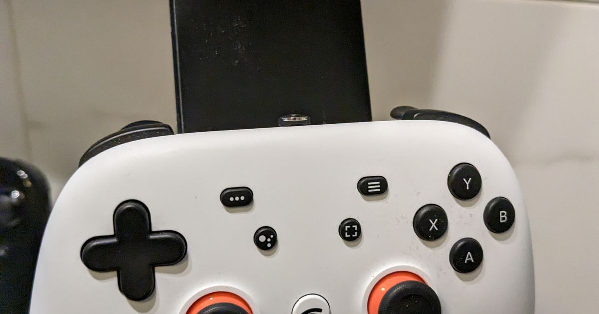 Stadia Controller Display Shelf by masterHman | Download free STL model ...