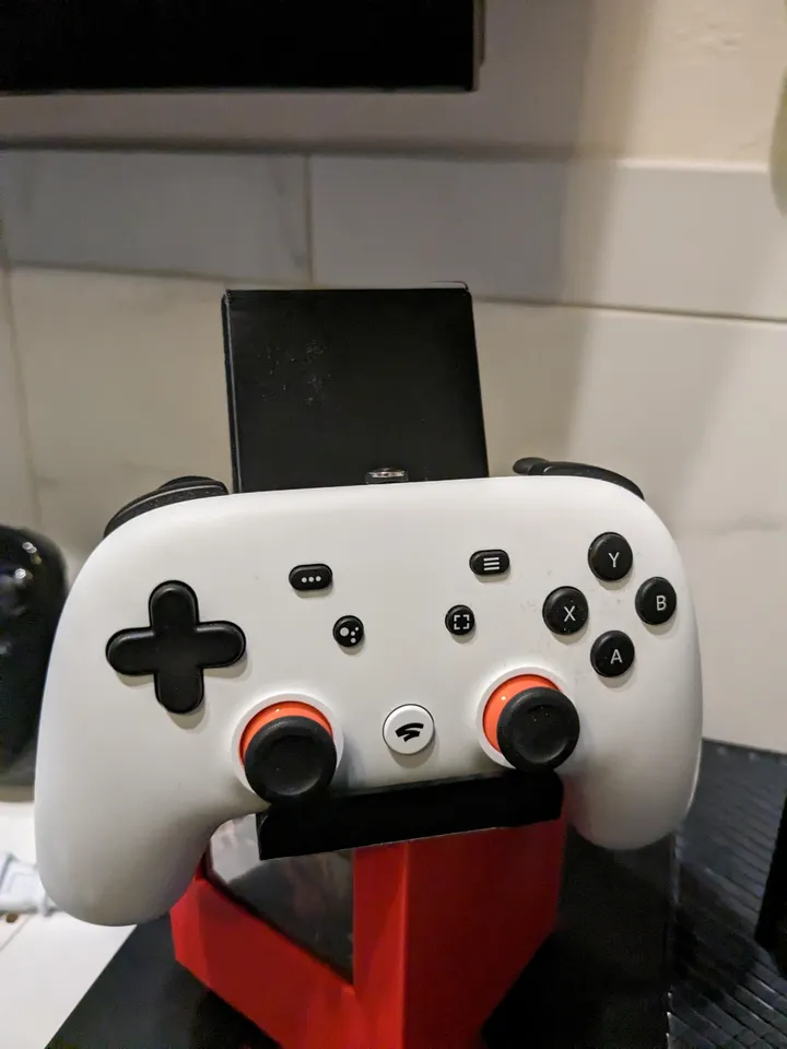 Stadia Controller Display Shelf by masterHman | Download free STL model ...