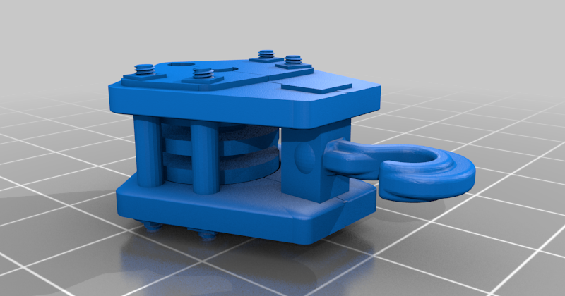 G scale (1:24) fall block for crane by Randy Mower | Download free STL ...