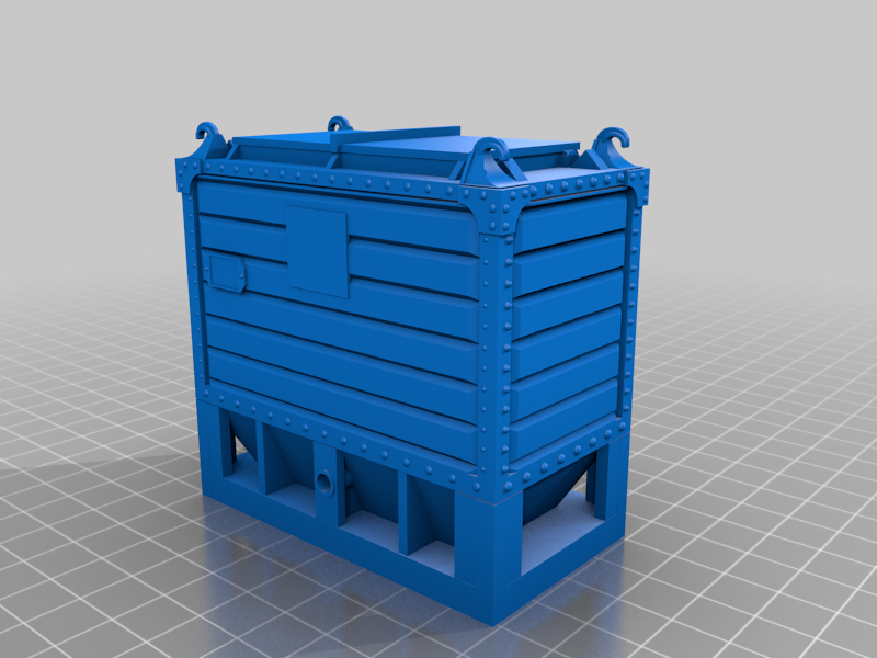 G Scale Bulk Container for Gondola by Randy Mower | Download free STL ...
