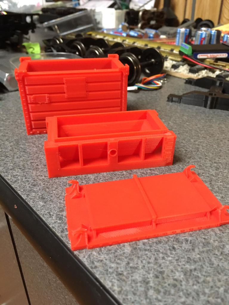 G Scale Bulk Container for Gondola by Randy Mower | Download free STL ...
