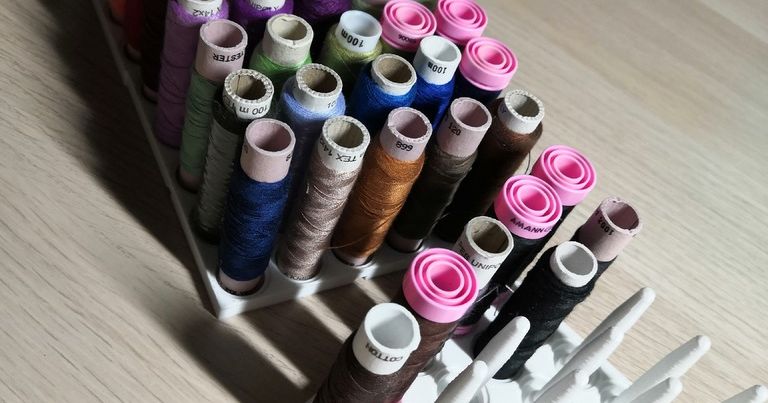 Thread spool stand by Mixi | Download free STL model | Printables.com