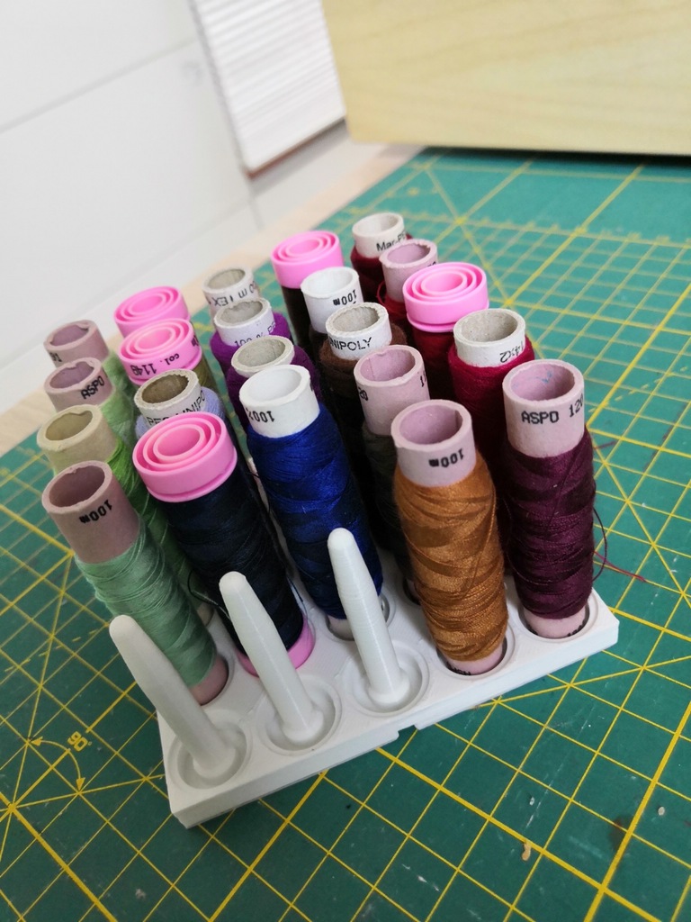 Thread spool stand by Mixi | Download free STL model | Printables.com