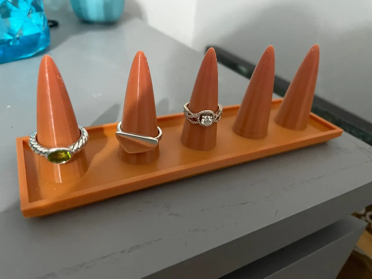 5 Ring Holder by Dan Tapia | Download free STL model | Printables.com