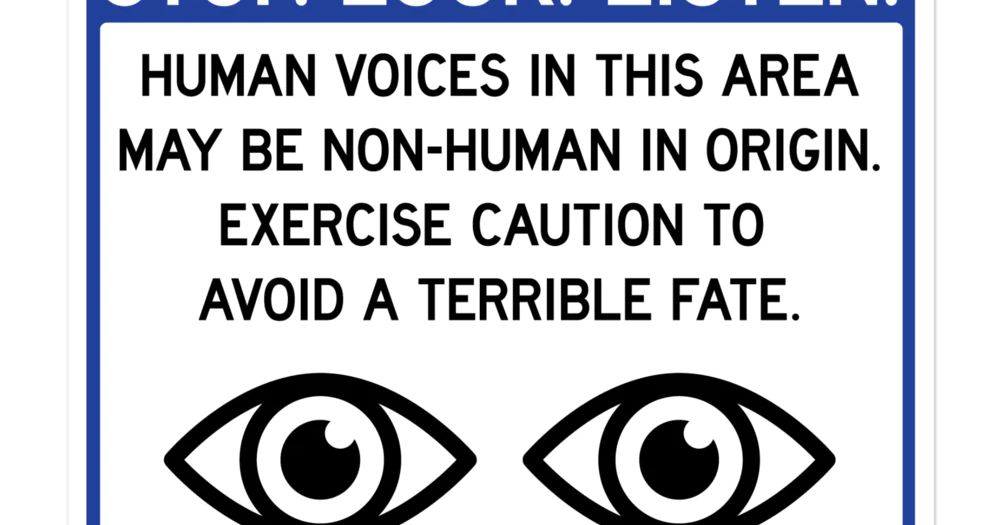 Stop Look Listen Sign by toasterD00M | Download free STL model ...