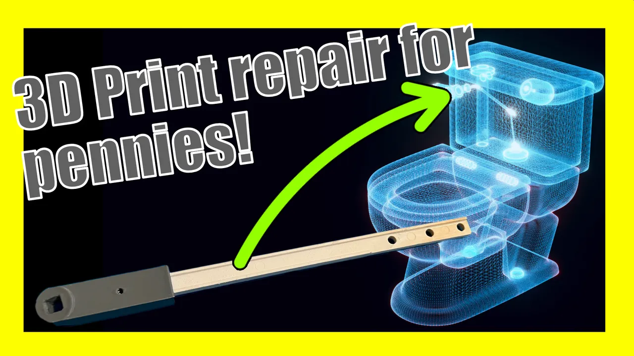 Toilet handle arm repair by Dread Maker Roberts | Download free STL ...