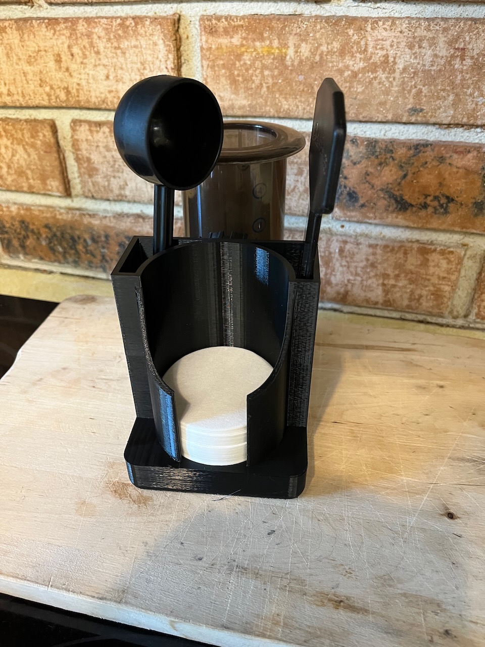 AeroPress storage rack with drip tray by Parsingphase | Download free ...