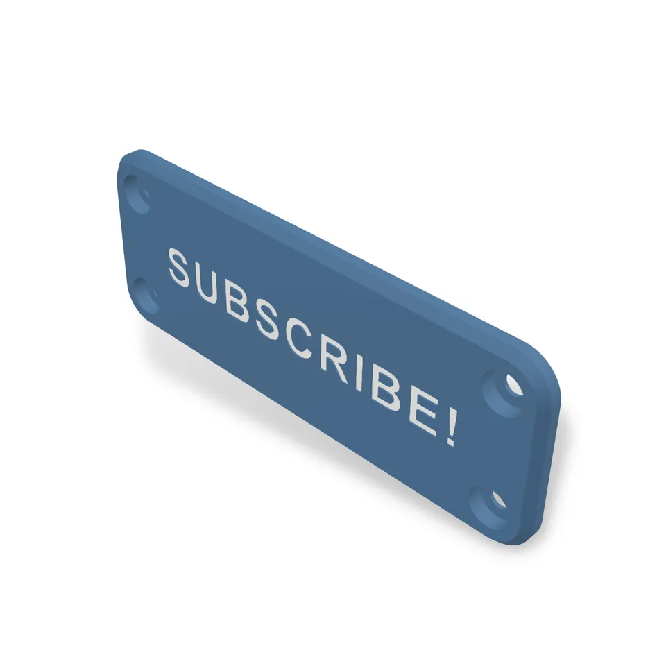 Professional Sign with Customizable Fusion 360 Files by 3D Sourcerer ...