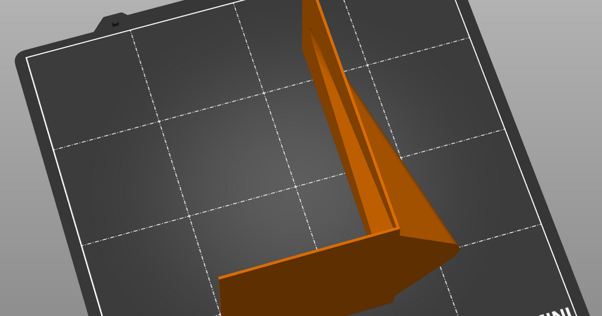 stackable minimalistic bookend by DrJones | Download free STL model ...