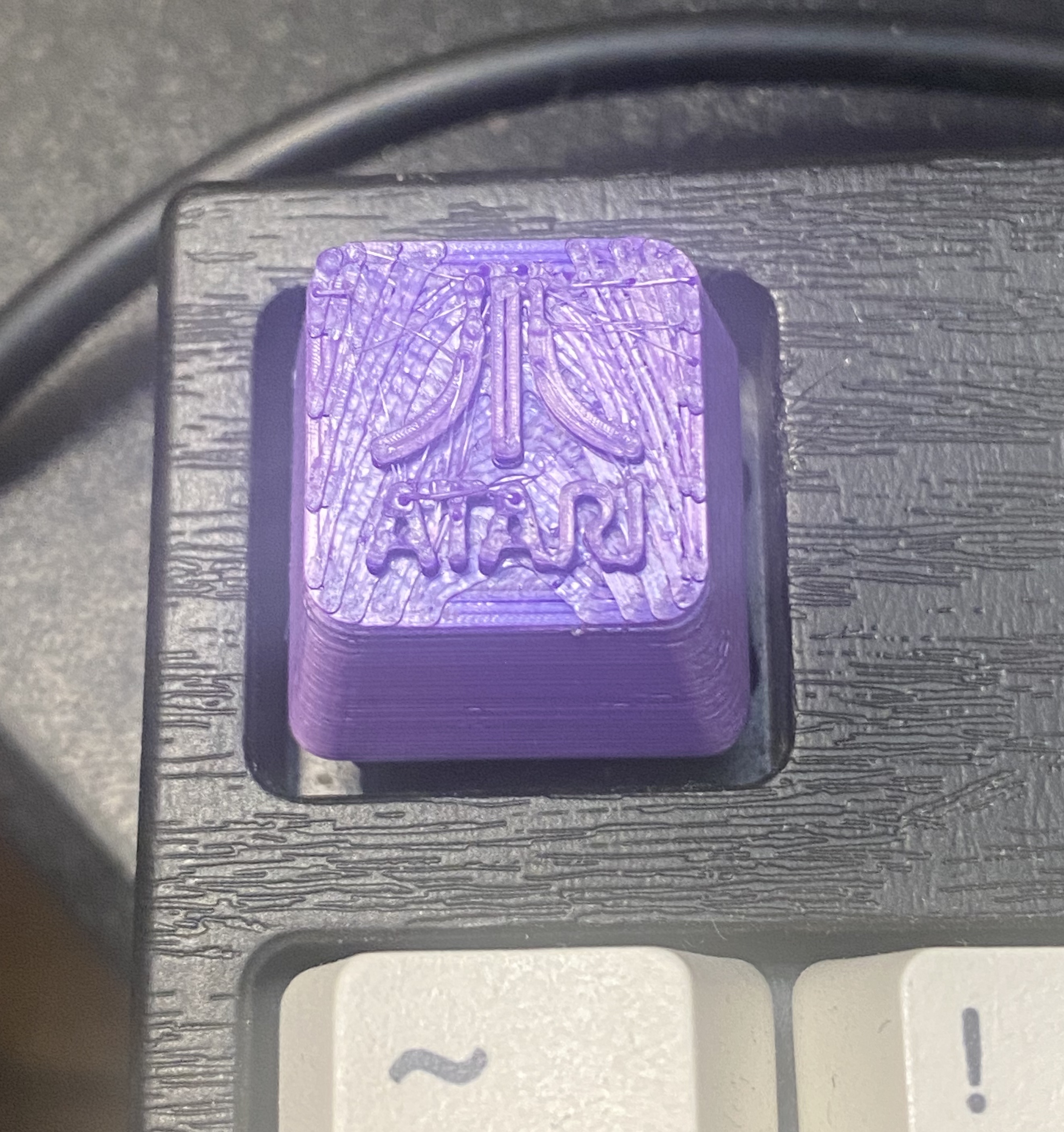 Atari logo MX Keycap by Pneumatic | Download free STL model ...