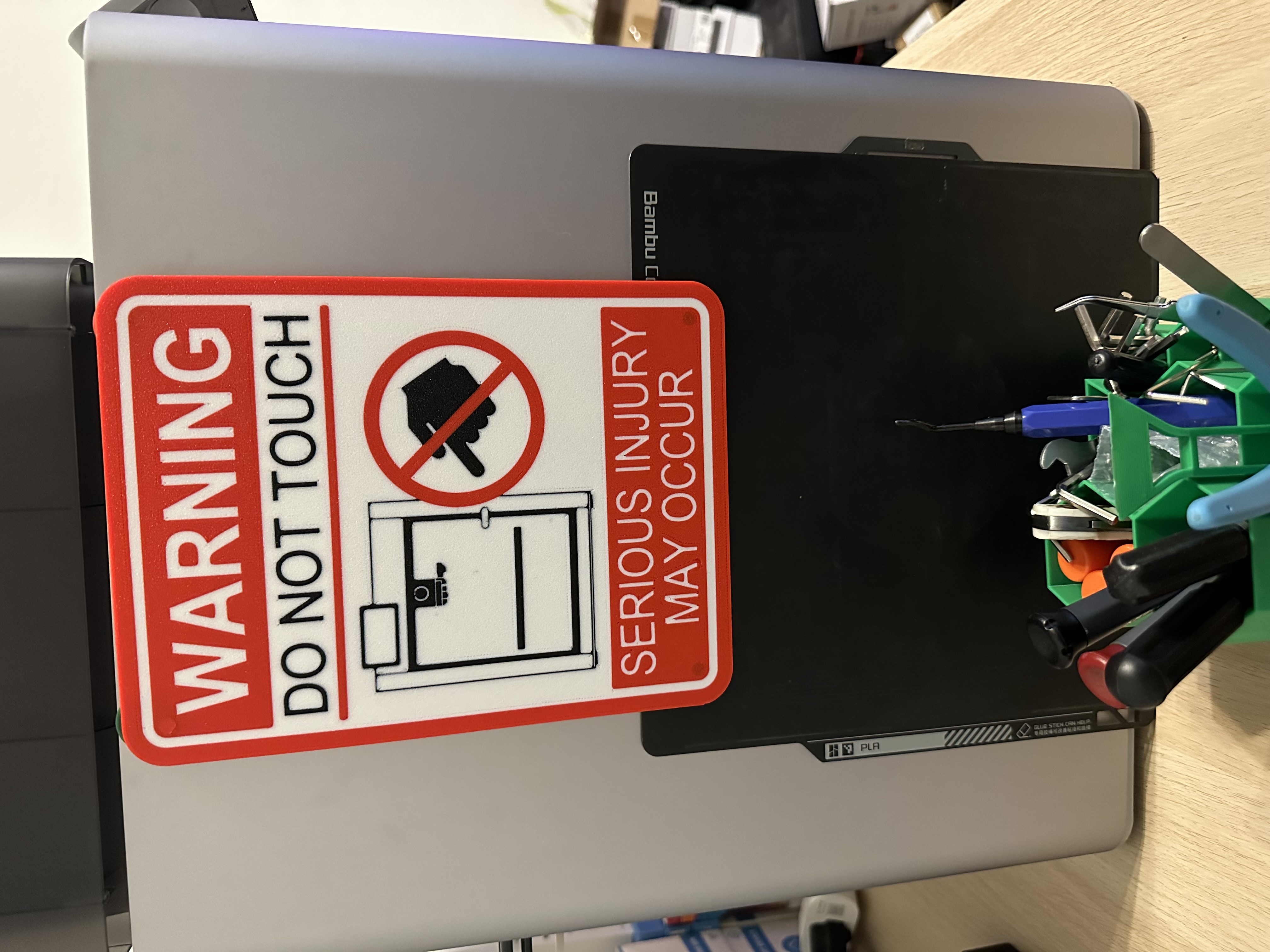 DO NOT TOUCH MY BAMBU by JR | Download free STL model | Printables.com