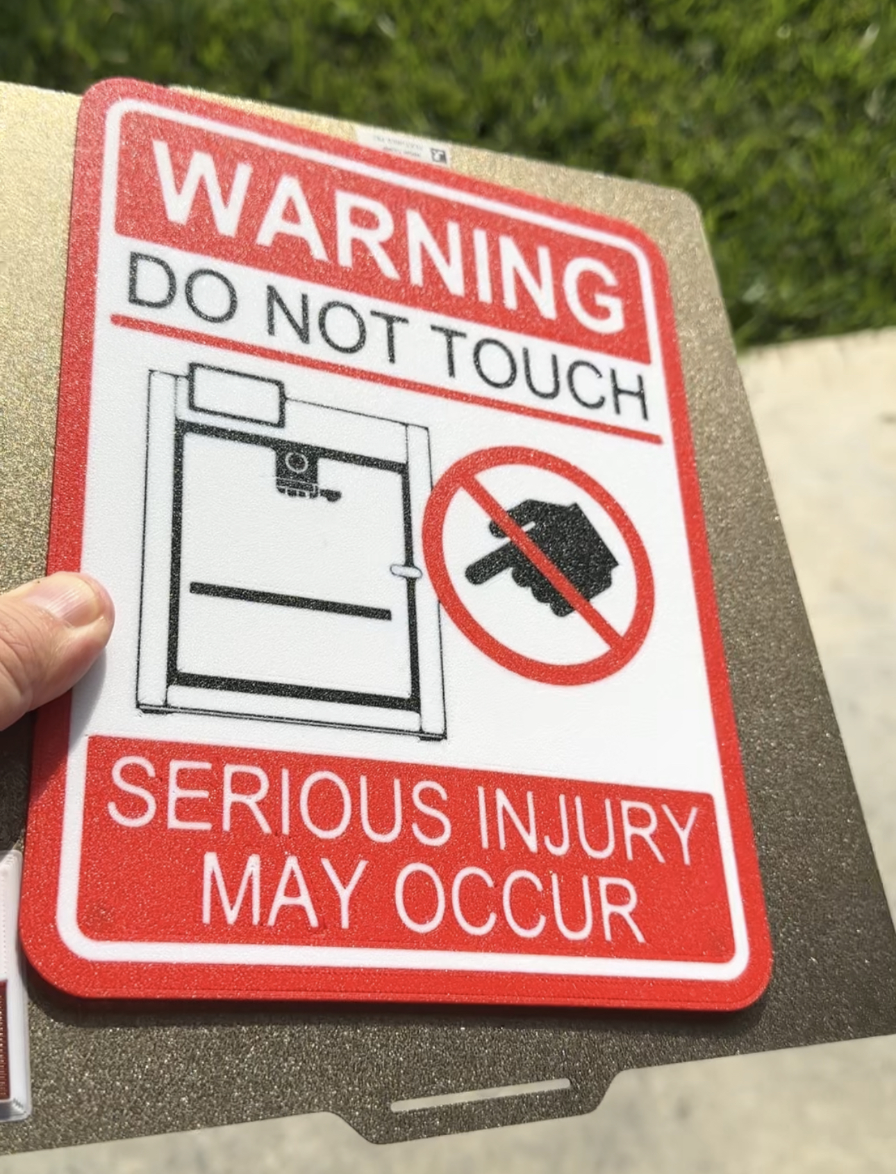 DO NOT TOUCH MY BAMBU by JR | Download free STL model | Printables.com