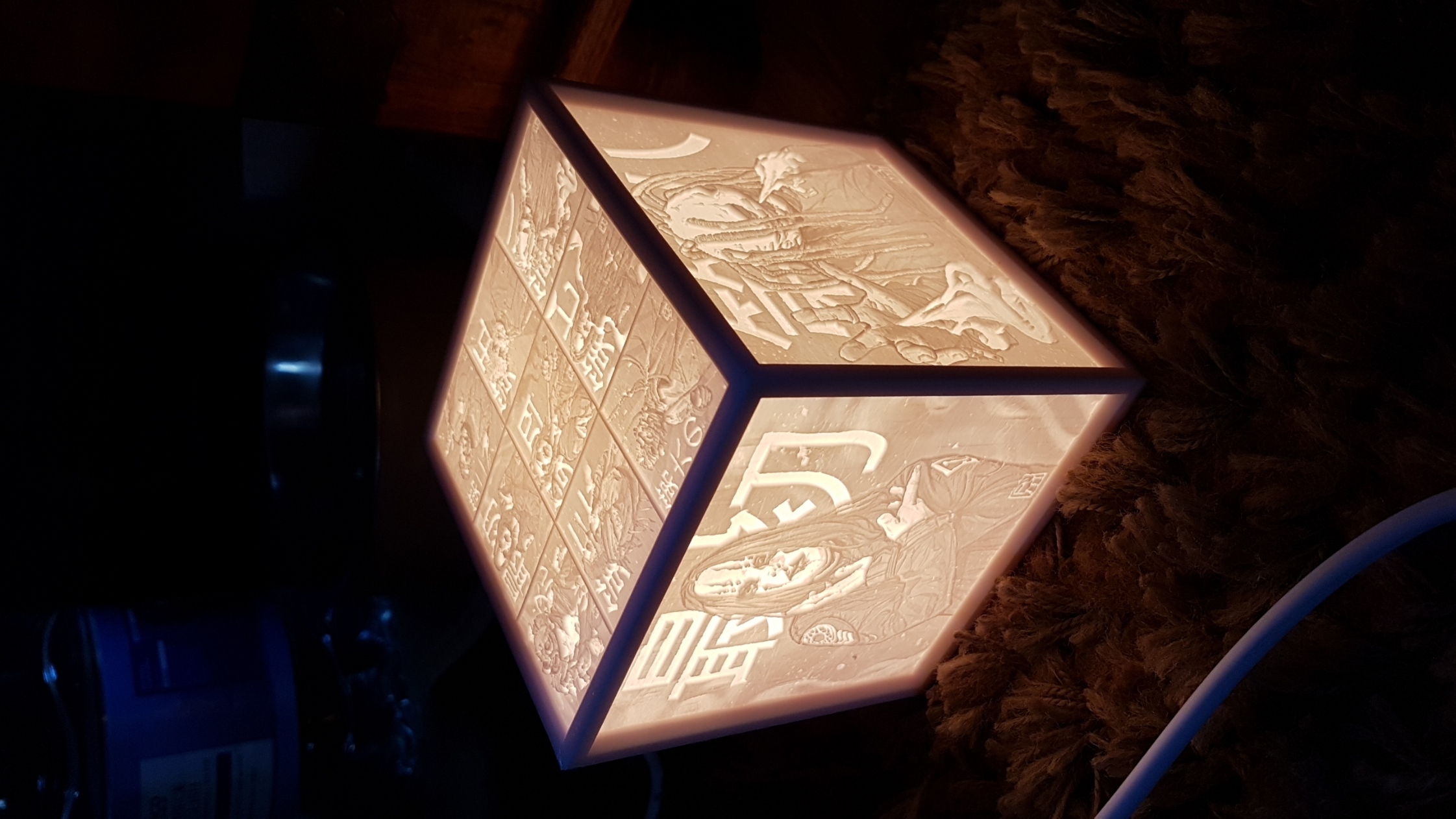 Slipknot Lithophane light box von Hennor10 | Kostenloses STL-Modell ...