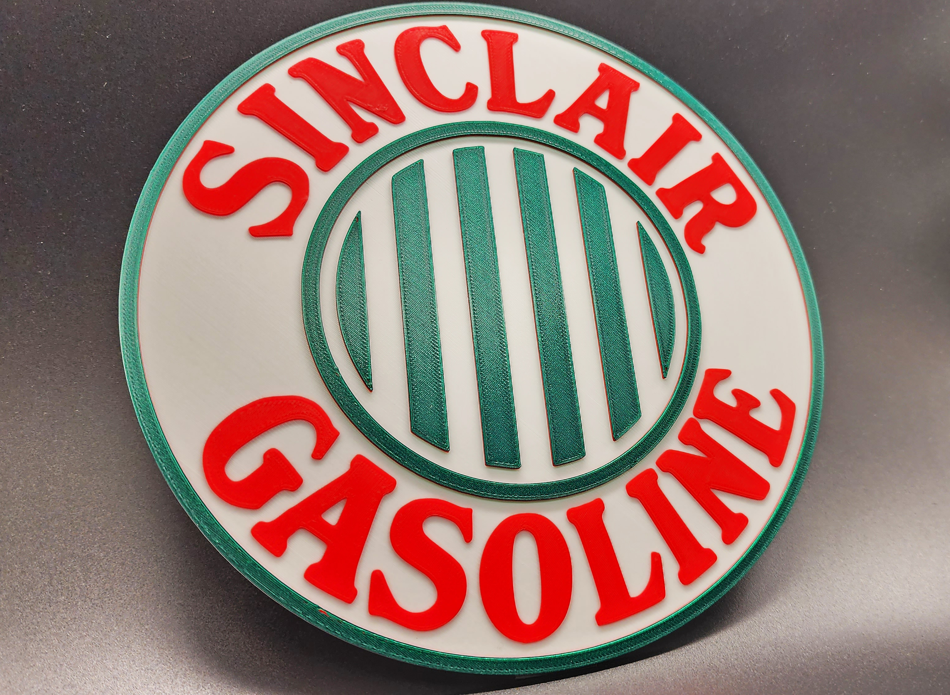 Vintage Sinclair Gasoline Sign 3 Colors by Triple G Workshop | Download ...