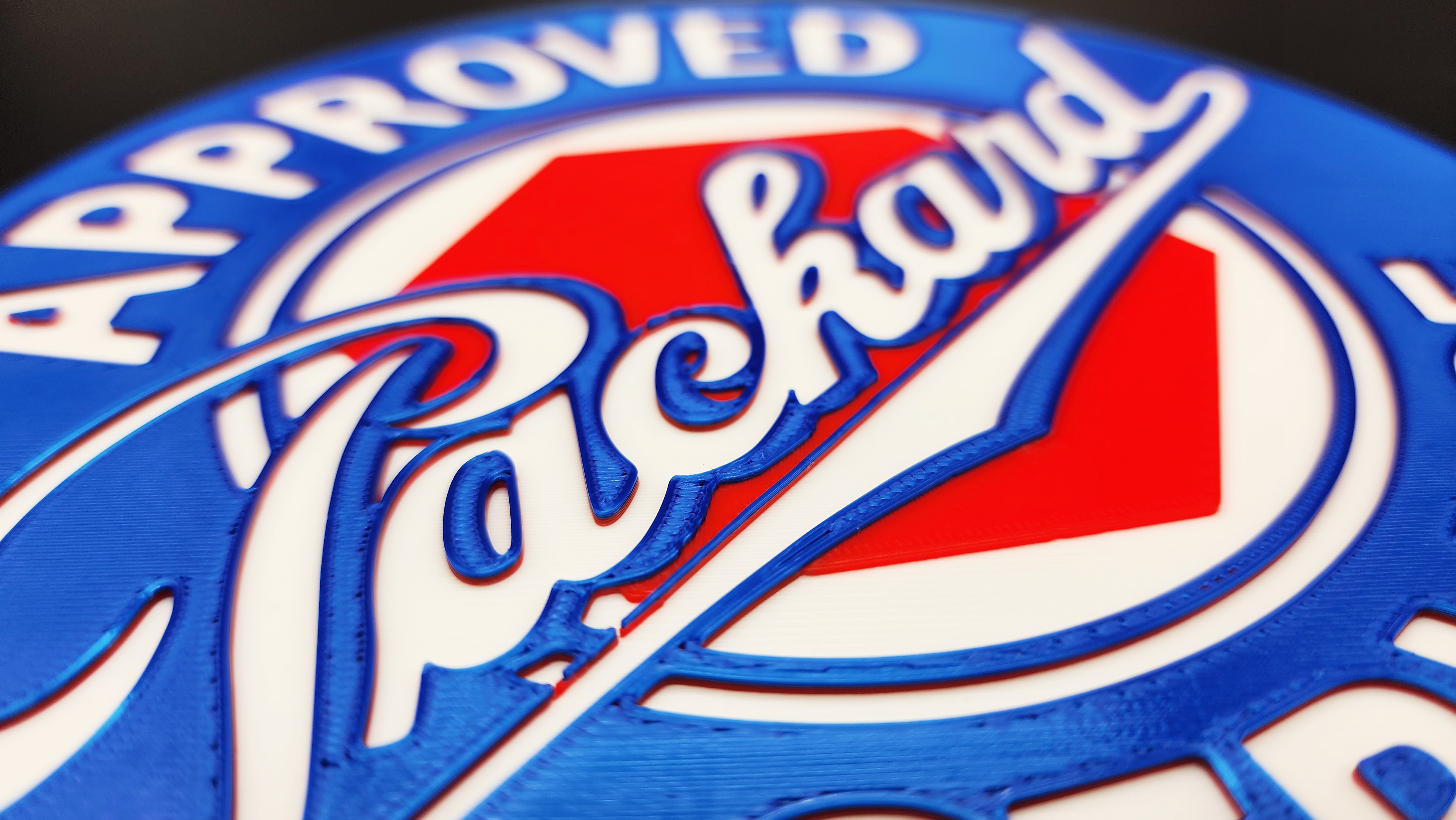 Vintage Packard Sign 3 Colors by Triple G Workshop | Download free STL ...