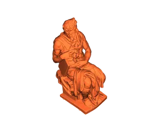 Moses by Michelangelo by Peter Farell | Download free STL model ...