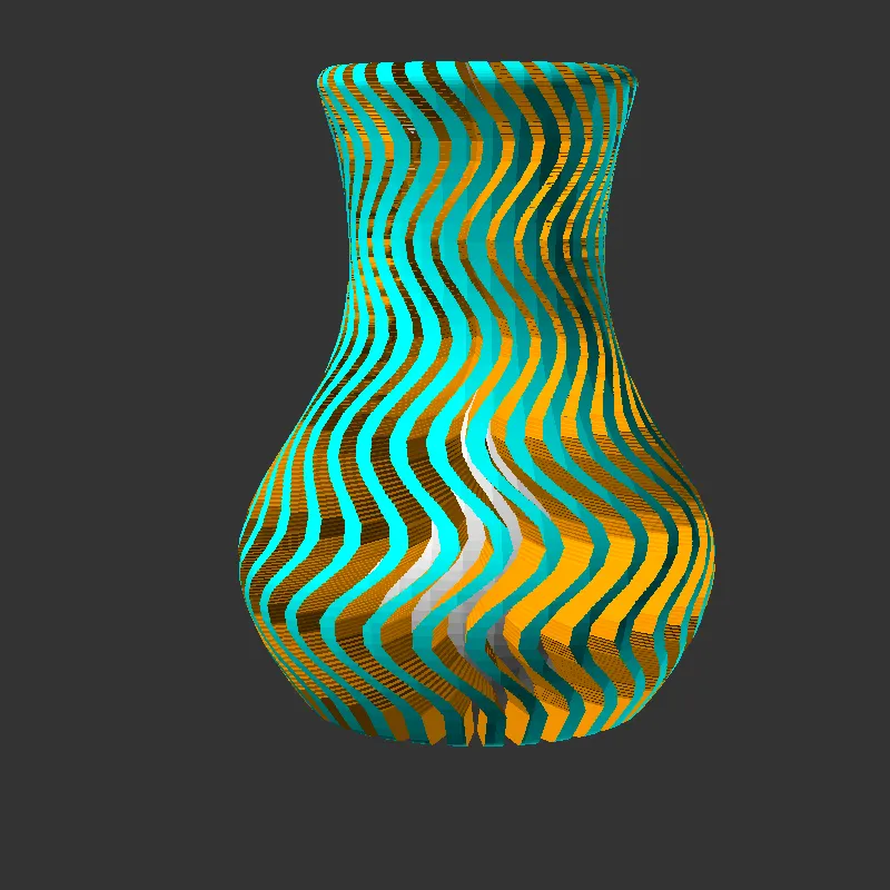 Wave Vase by Jack | Download free STL model | Printables.com