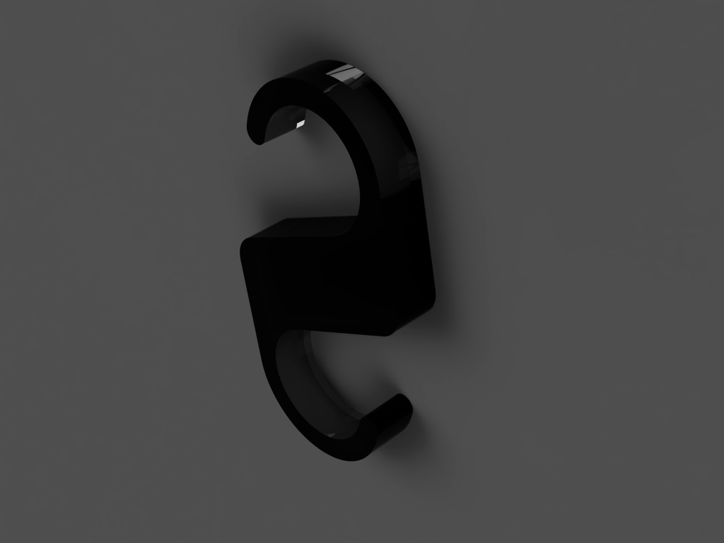 Simple Cable Hook by BubsBuilds | Download free STL model | Printables.com