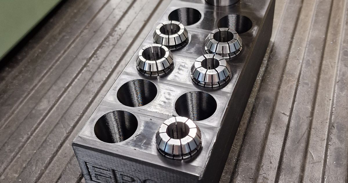 ER25 Collet stand by Richard Larsen | Download free STL model ...