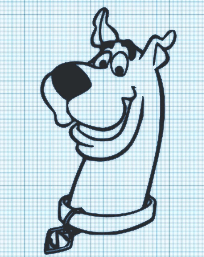 SCOOBY DOO - HEAD - WALL ART by Ogama Industries | Download free STL ...
