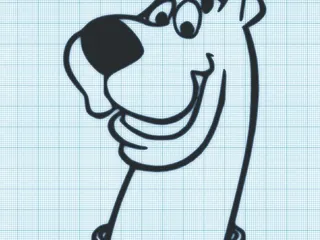 SCOOBY DOO - HEAD - WALL ART by Ogama Industries | Download free STL ...