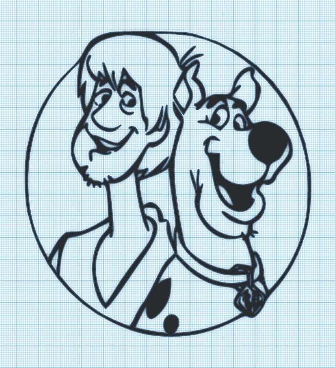 SHAGGY - SCOOBY - RING - WALL ART by Ogama Industries | Download free ...