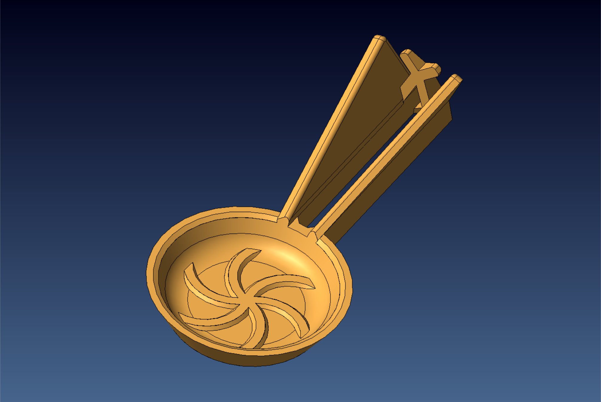 Spoon rest or spoon holder by Stavros Salampoukidis | Download free STL ...