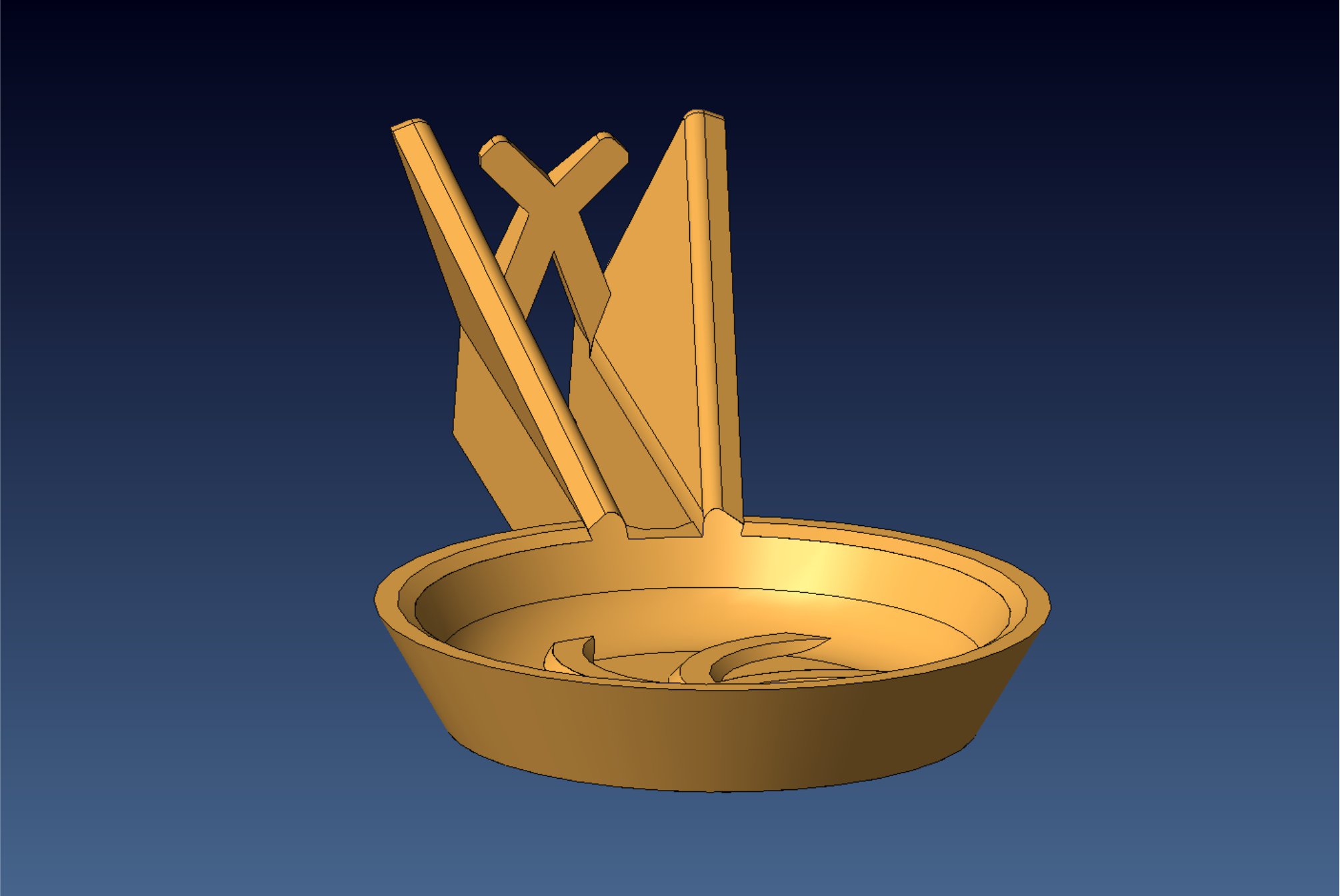 Spoon rest or spoon holder by Stavros Salampoukidis | Download free STL ...