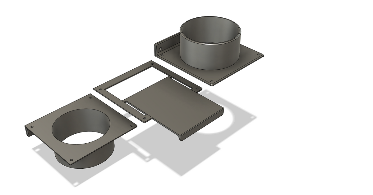 Blast gate by Jok | Download free STL model | Printables.com
