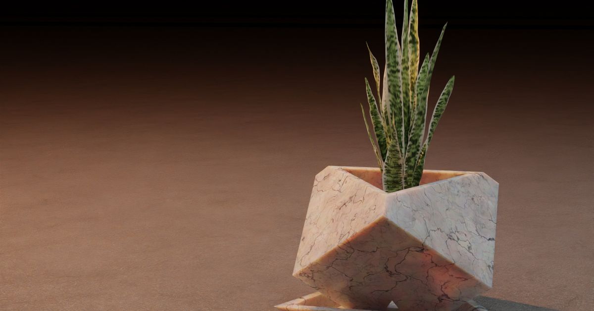 Square on Tip Planter by Maker81 | Download free STL model | Printables.com