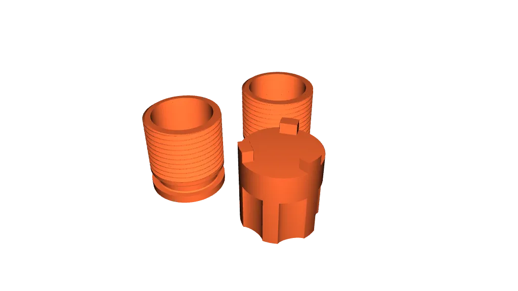 Look X-Track tool and caps by Ian Smith | Download free STL model ...