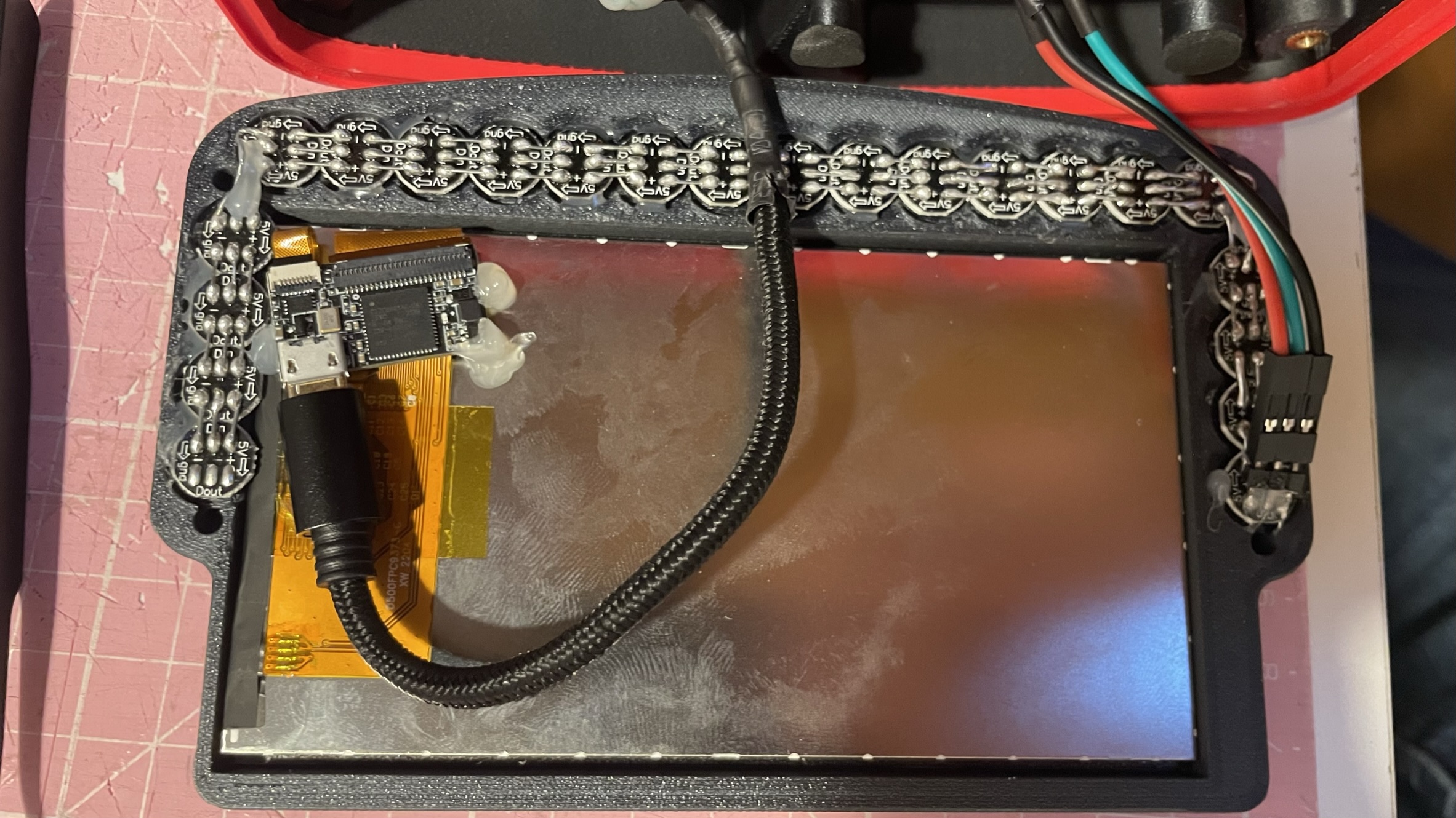 VoCore 5" Dash - 24 Leds - Arduino/Simhub (Upgrade) da Matteo Soligo ...