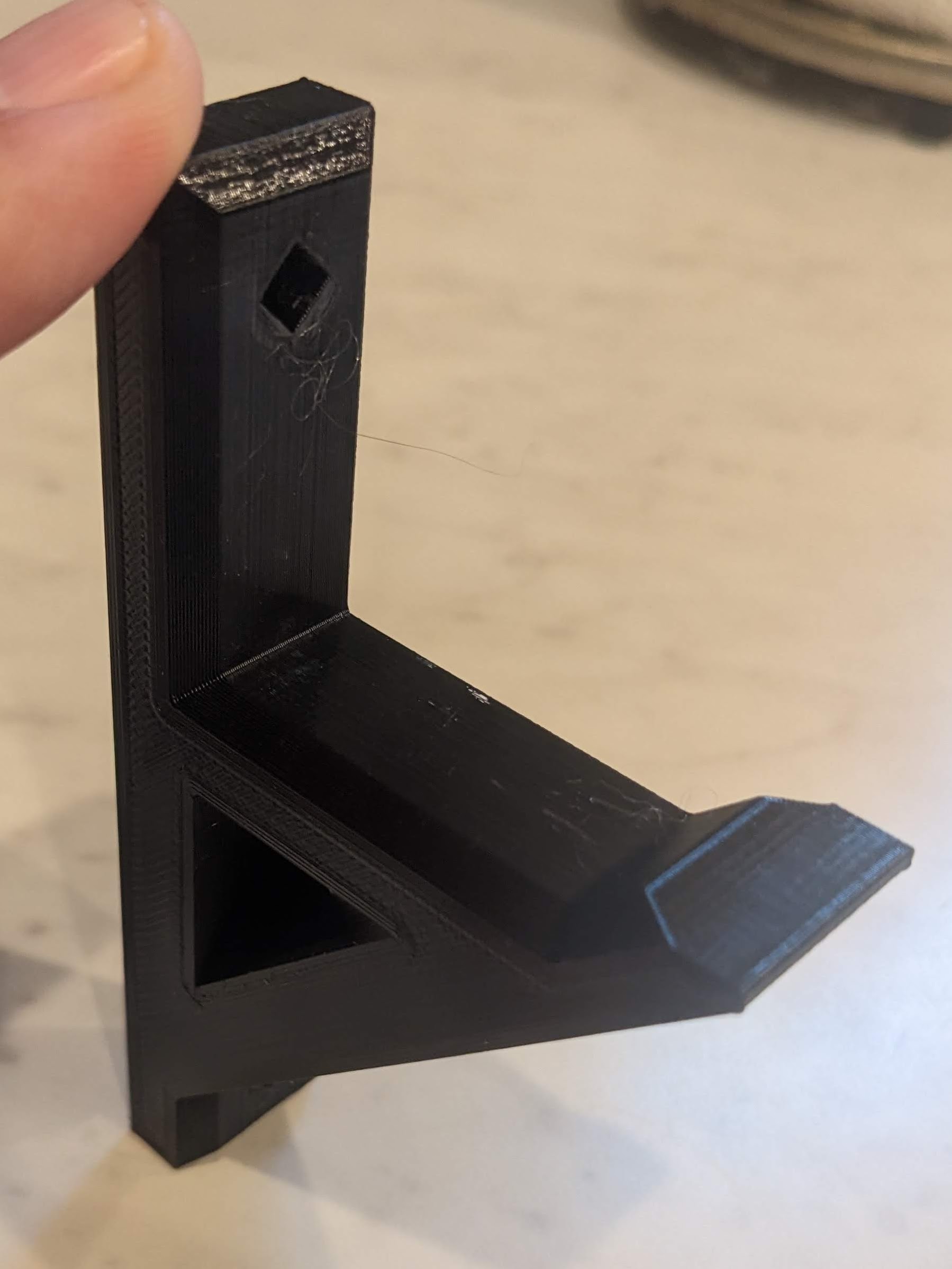 Garage Hook, 35mm long ledge by SailorJerry | Download free STL model ...