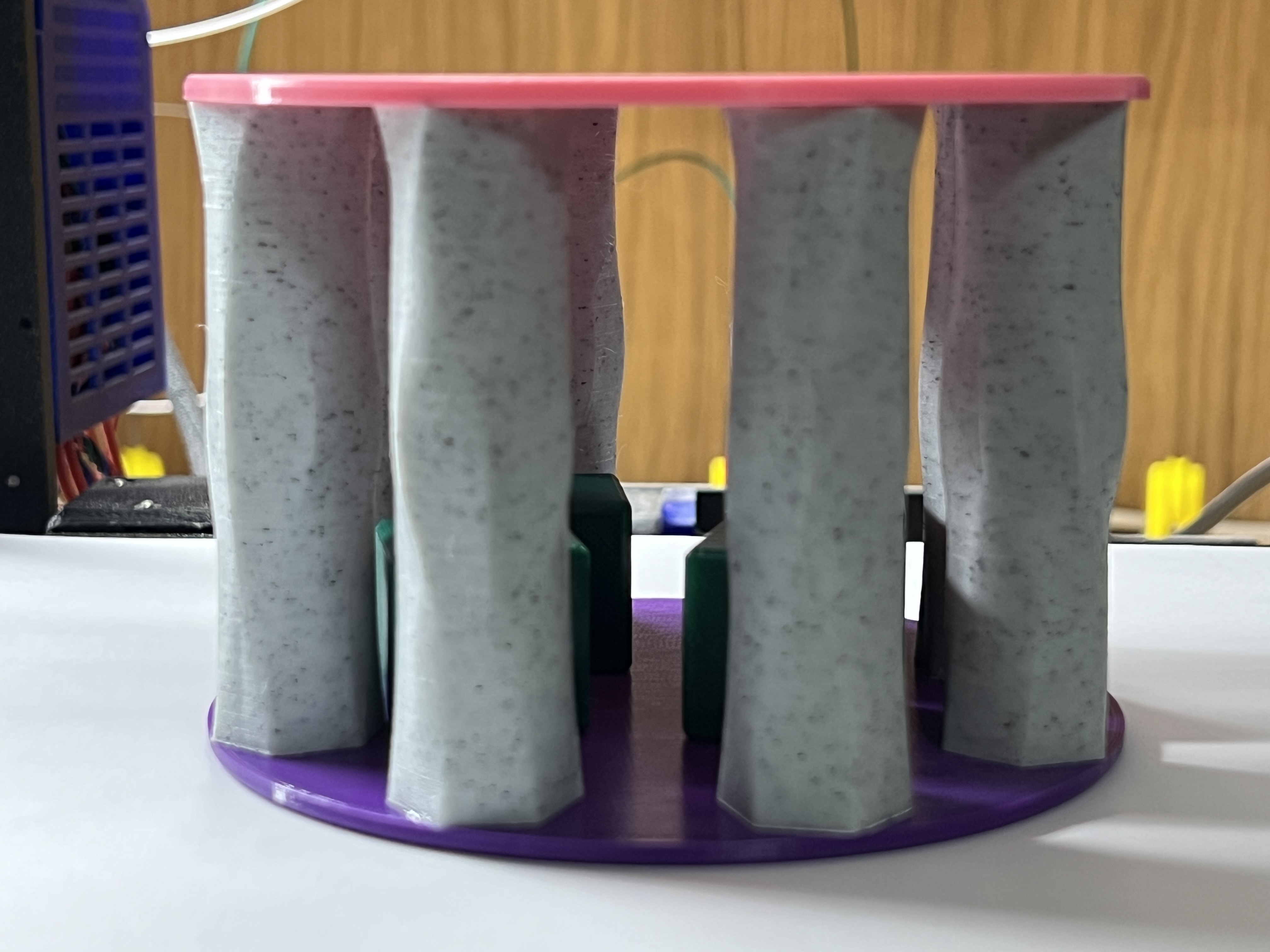 Stonehenge child's visual play rattle by muddymaker | Download free STL ...