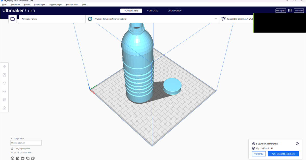 A bottle of water by Beluga_3d | Download free STL model | Printables.com