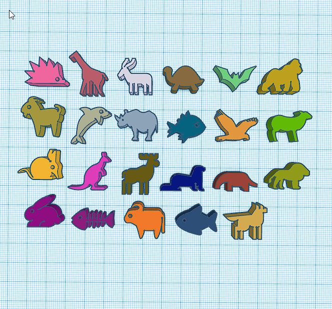 Animal token collection 1 by ZVirus | Download free STL model ...