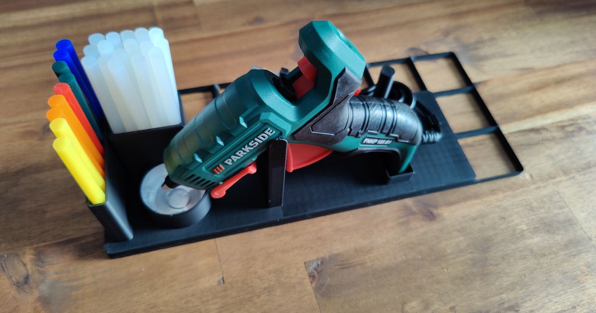 Parkside PNKP 105 B1 Glue Gun Station for Gridfinity by Markuzzzi ...