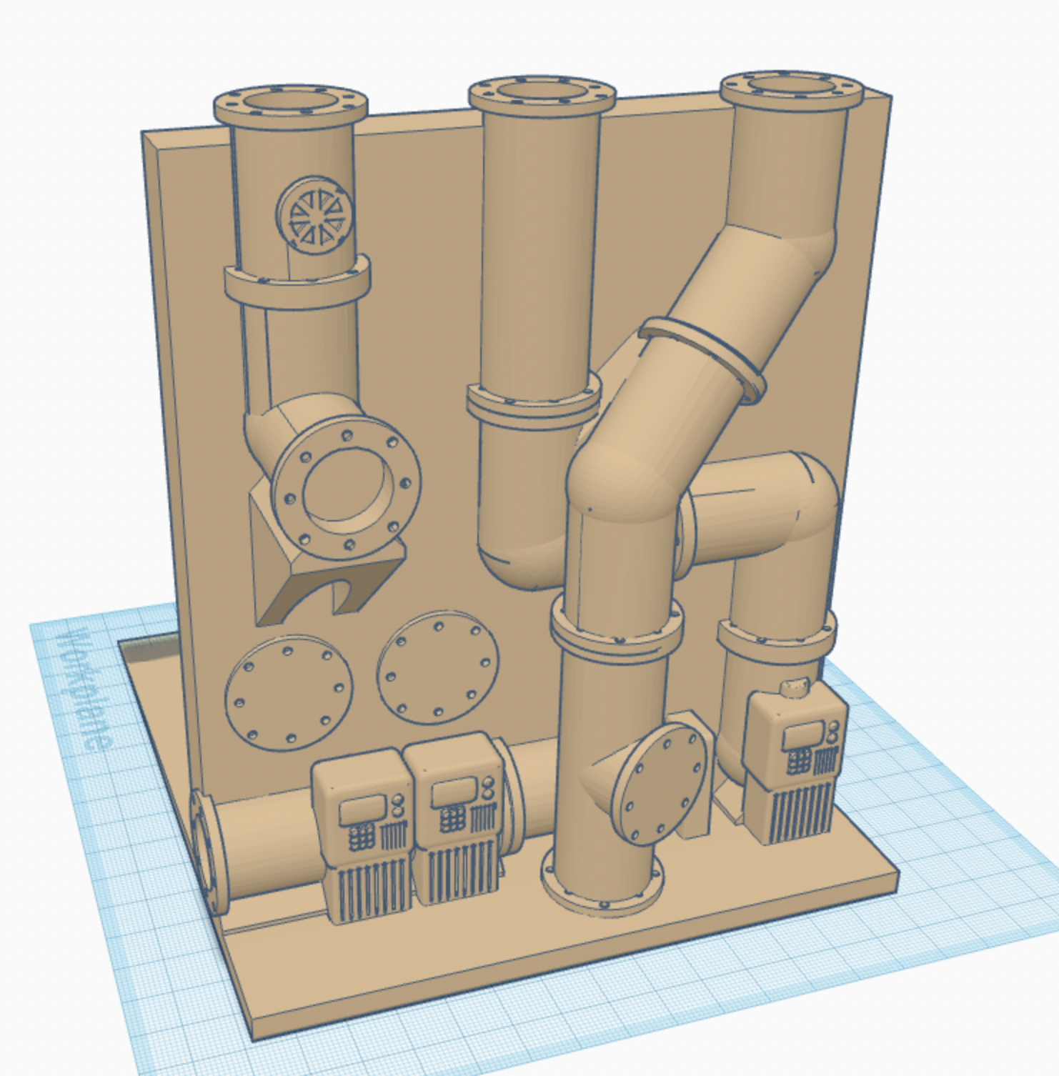 Pipes V1 Bookends by RobertusMaximus | Download free STL model | Printables.com