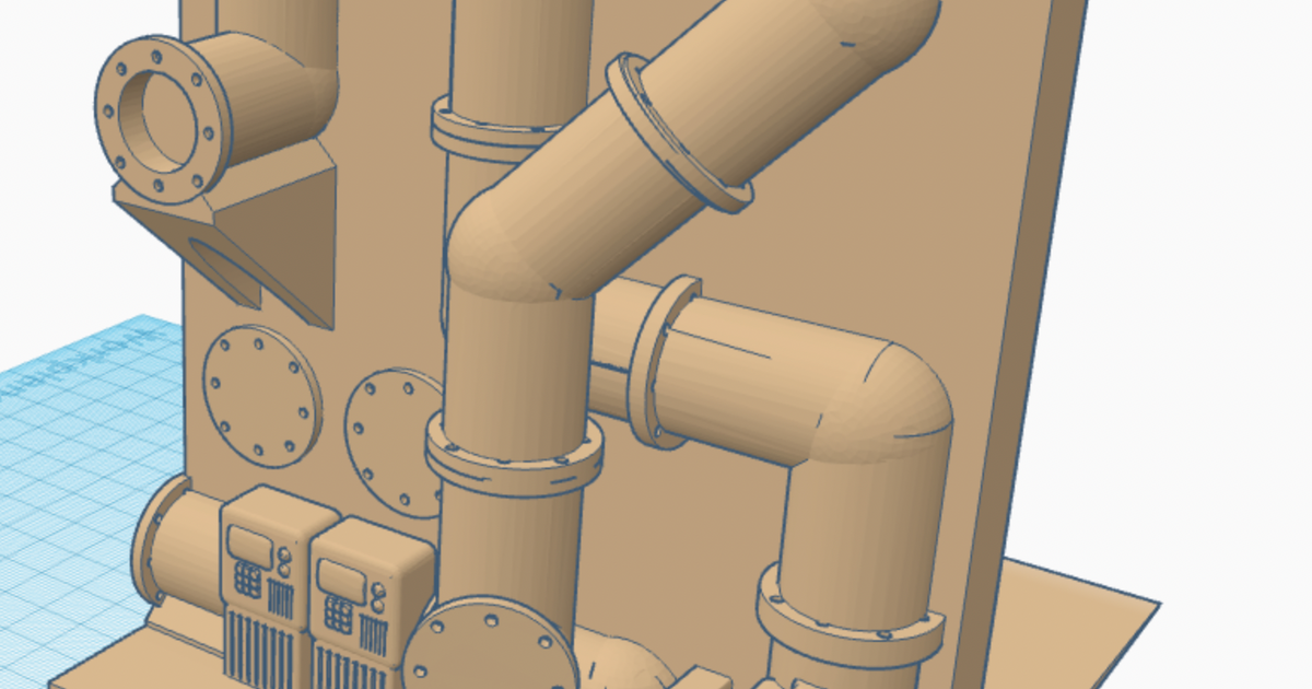 Pipes V1 Bookends by RobertusMaximus | Download free STL model | Printables.com