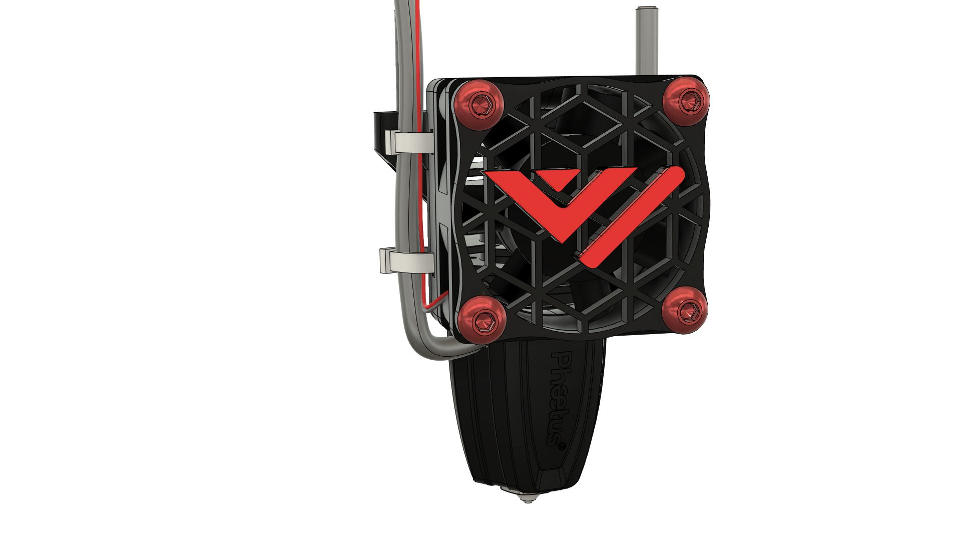 Vz-Bot Printhead Rapido Heatsink Duct 3010 Fan von Aldoale ...