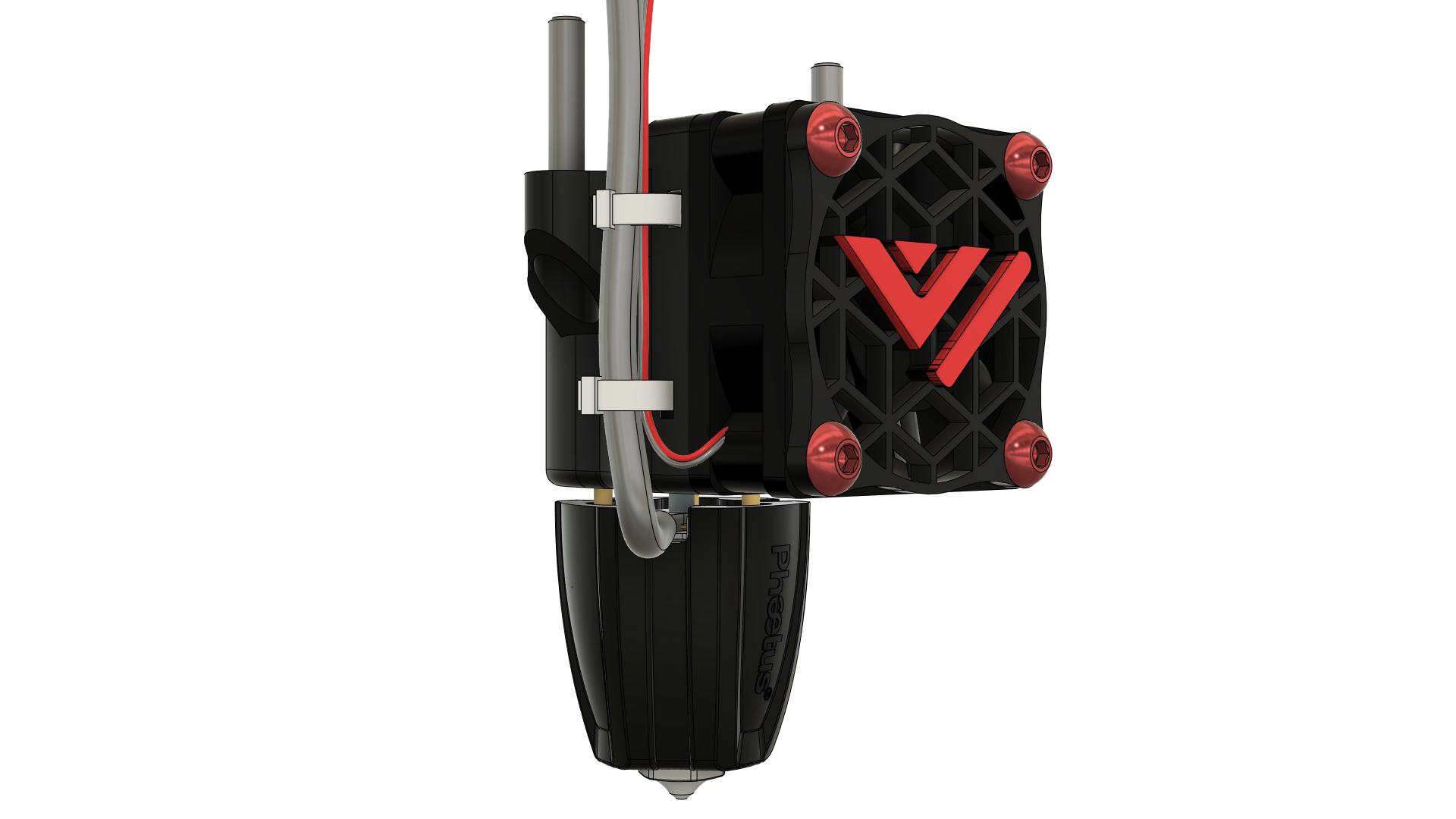 Vz-Bot Printhead Rapido Heatsink Duct 3010 Fan von Aldoale ...