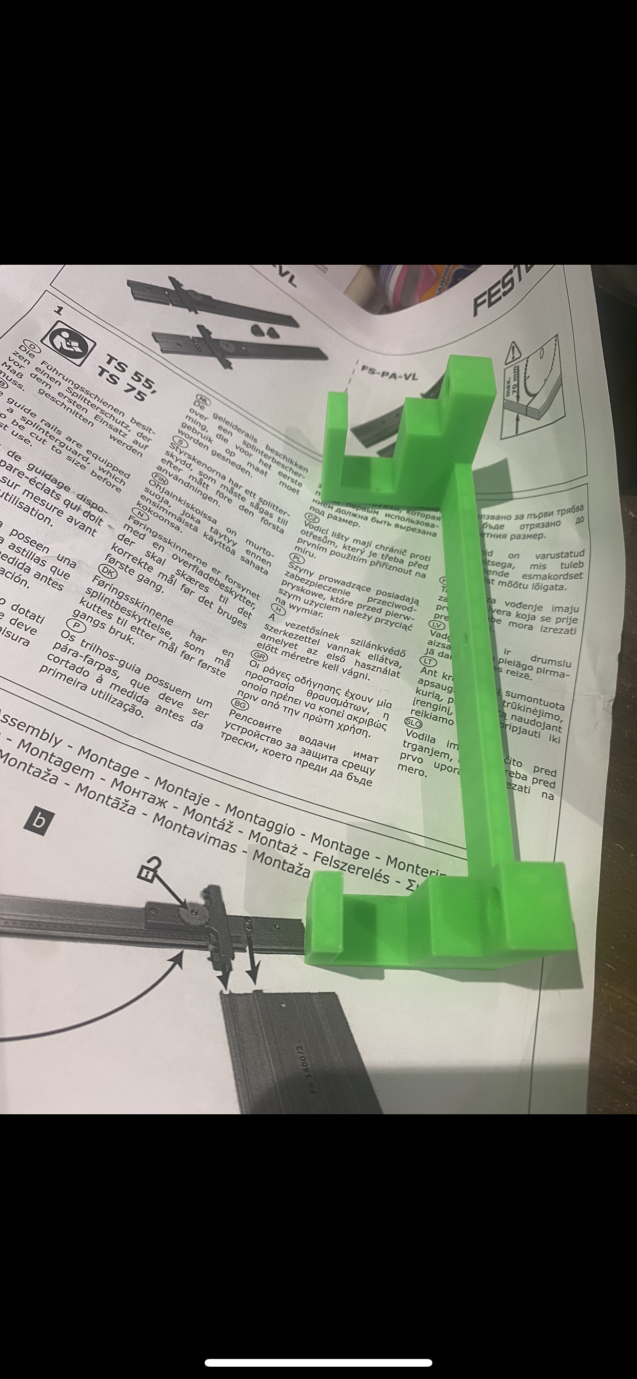 Festool Parallel Guide (495717) Hanger by abhcoide | Download free STL ...