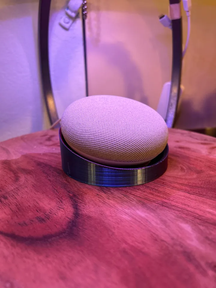 Tilted Google Nest Mini Stand by G6Prints | Download free STL model ...