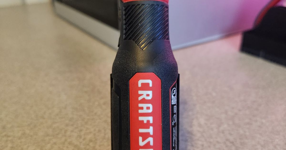 Craftsman 4-Volt Max Cordless Screwdriver Gridfinity Holder Bin with ...