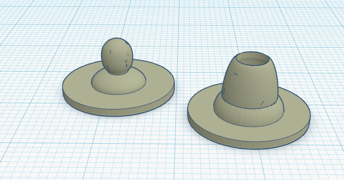 Flat snap button by Laurens Stötzel | Download free STL model ...