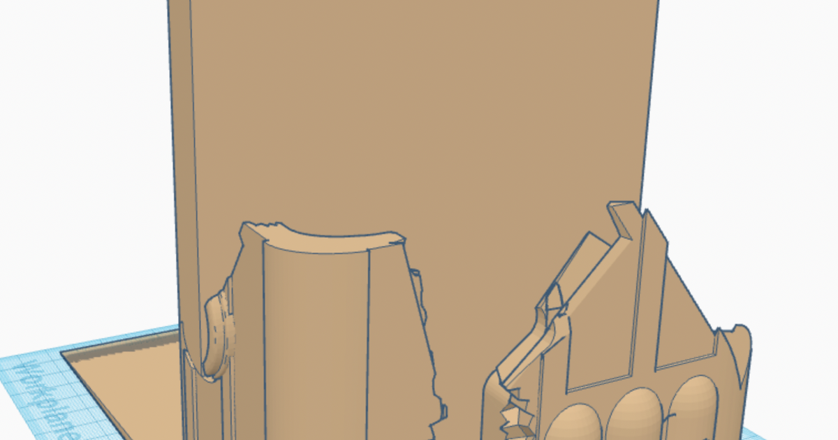 Space Port Exploded Bookends by RobertusMaximus | Download free STL ...